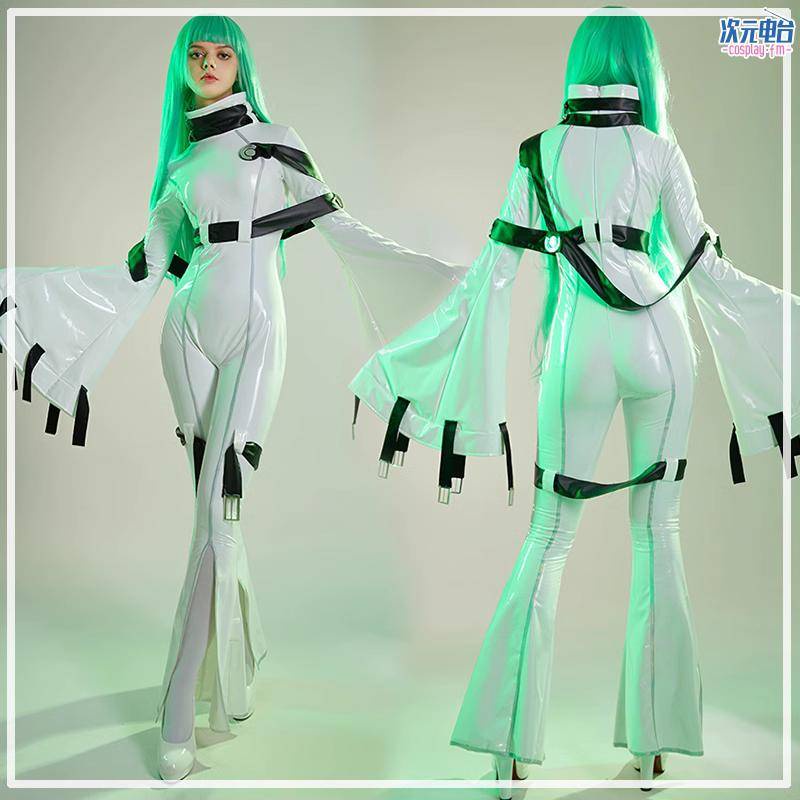 CODE GEASS cos CC binding clothes PU leather cosplay Skin-tight garment ...