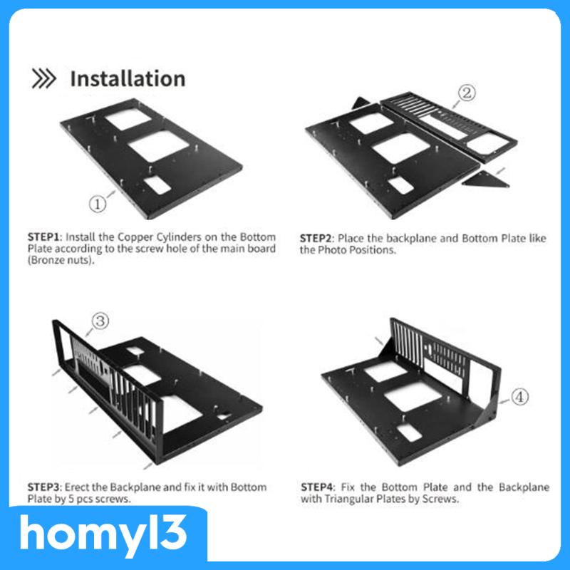 [Homyl3] Computer Chassis Frame Open Case Frame Fitments Using Sturdy ...