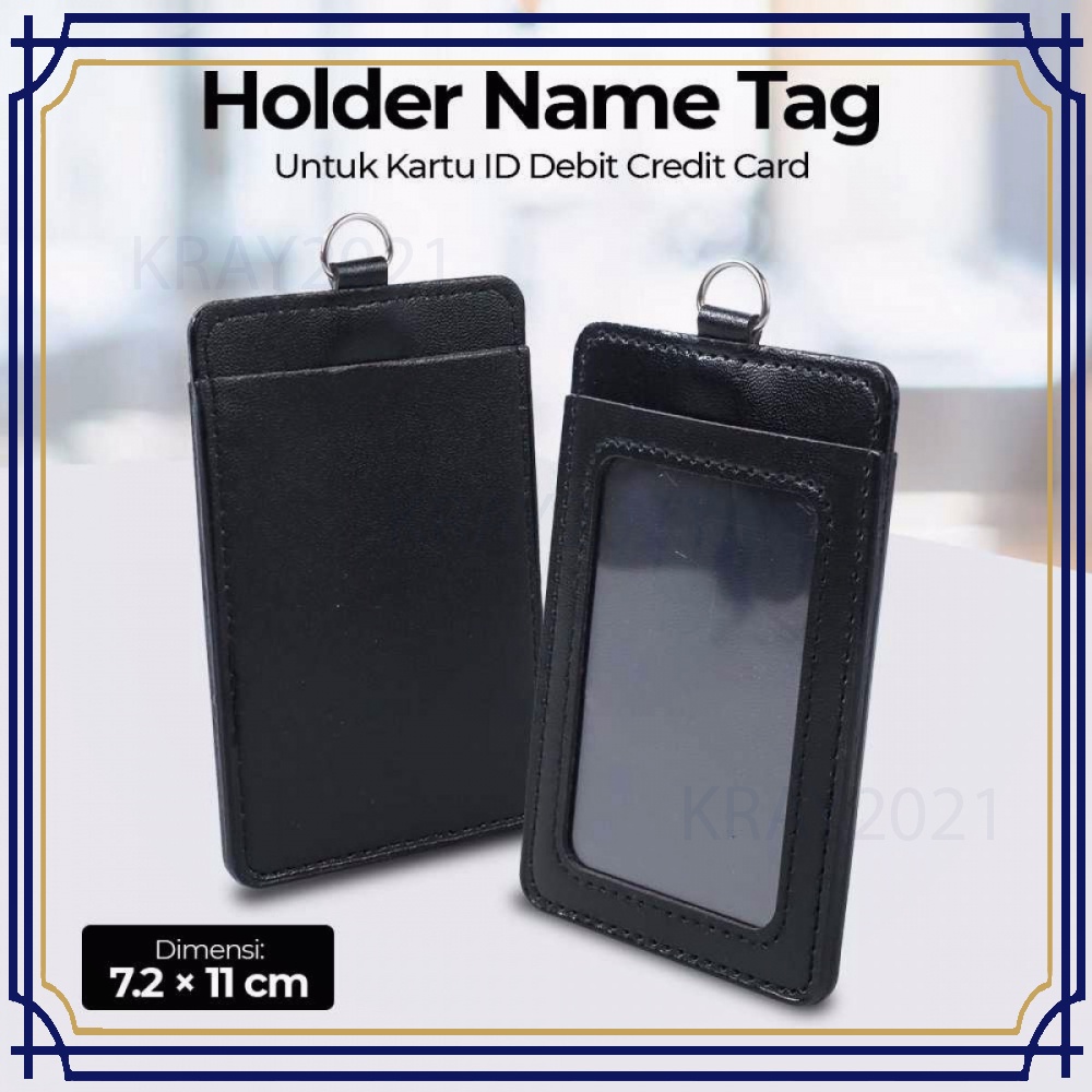 Badge Holder Pocket Name Tag ID Card Debit Credit Card - 610 | Shopee ...