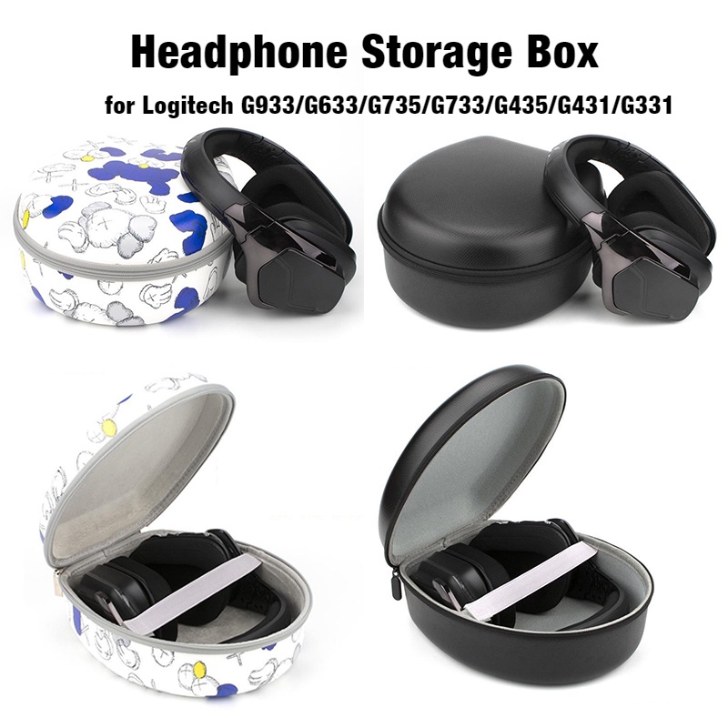 Travel Carrying Case Box for Logitech Headset G435 Storage Bag G431 ...