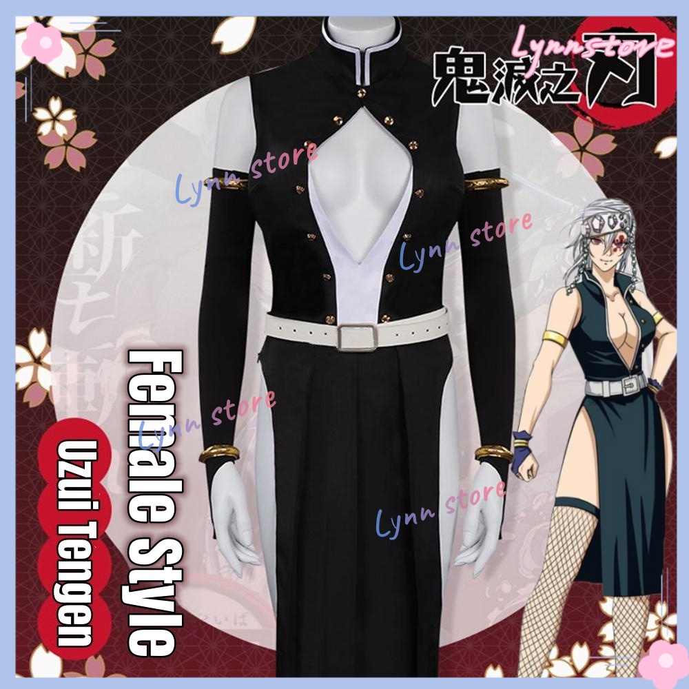 Demon Slayer Uzui Tengen Cosplay Female Sexy Dress Sexy Kimetsu No ...