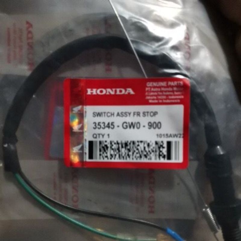 (UB) Genuine Honda Switch Assembly, RR Stop - Honda Wave 125 / Supra X ...