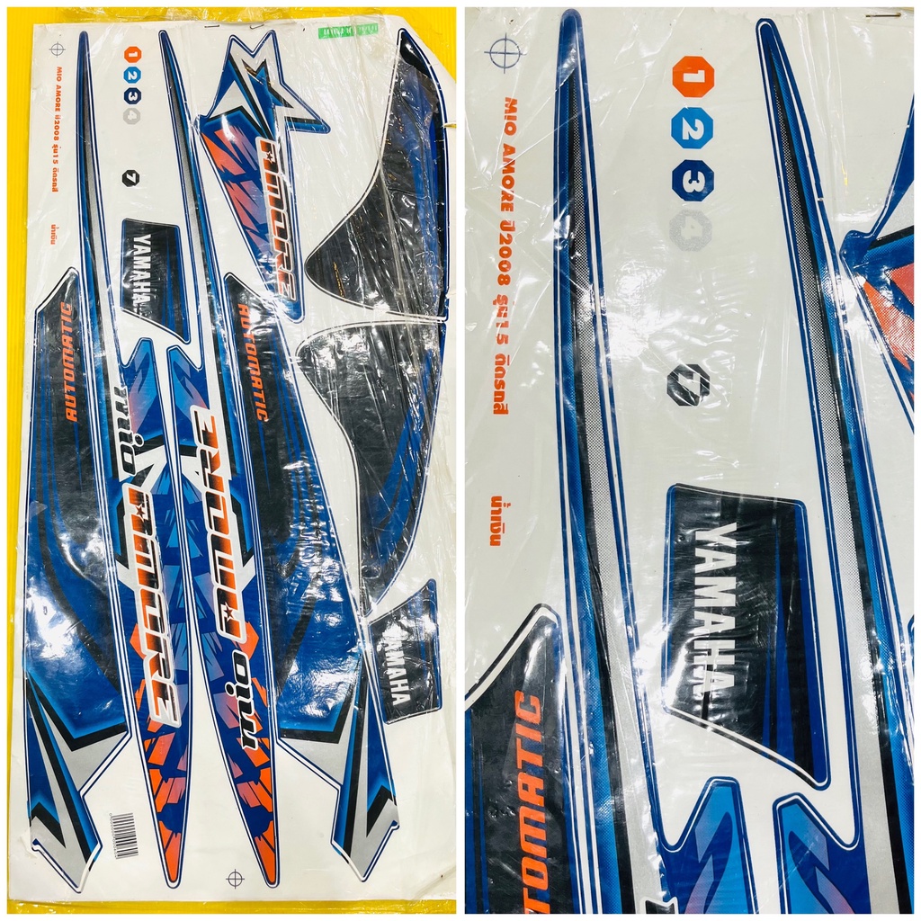 mio amore Sticker 2008 Model 15 Car Stick Blue Color | Shopee Philippines