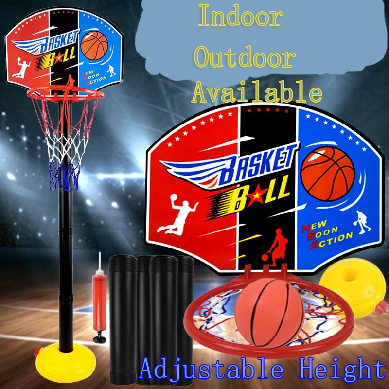 Children's Mini Basketball Hoop Stand Adjustable Basketball Stand for ...