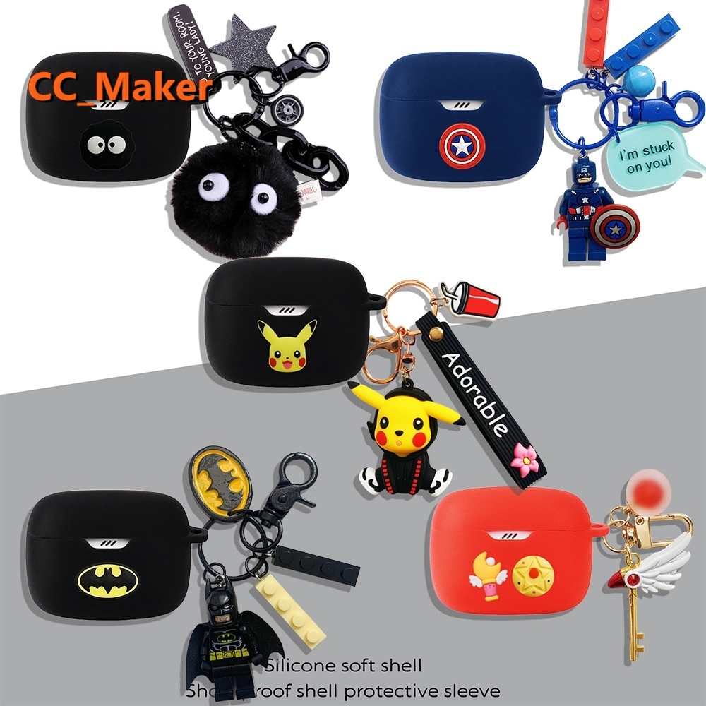For JBL TUNE Beam Case Pokémon Pikachu Keychain Pendant Cartoon Plush ...