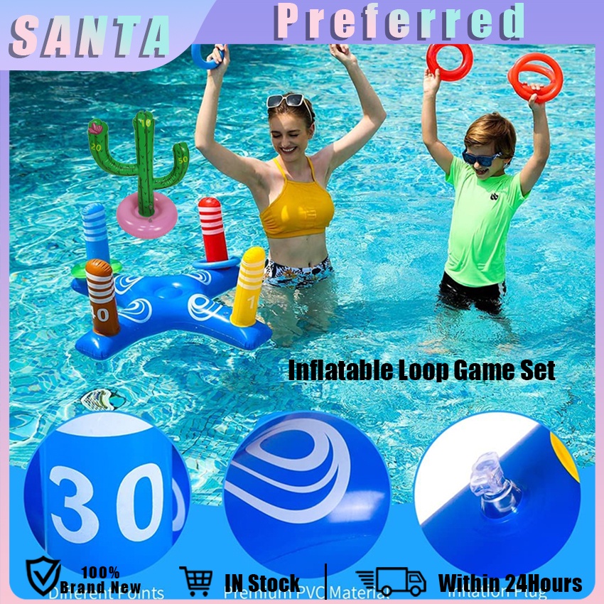 5pcs/set summer Beach Party Inflatable Supplies Outdoor Pool Activity ...
