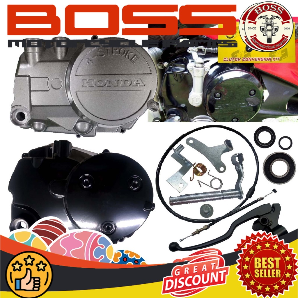 Clutch Cover Conversion Kit For Wave 125 / XRM 125 / XRM 110 / WAVE 100 ...
