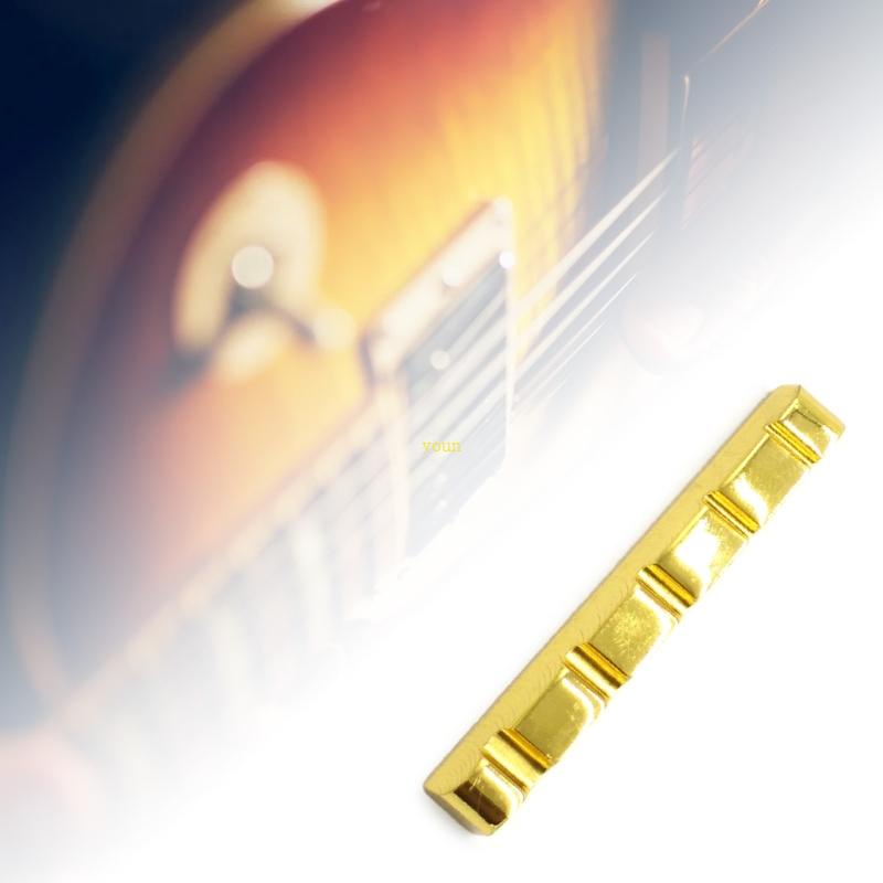 youn Pre-Slotted Brass Nuts Replacement 5 String Electric Bass Guitar ...
