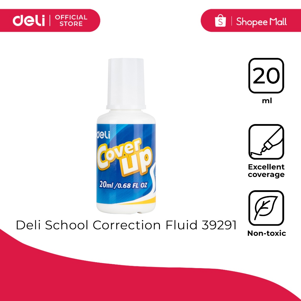 Deli 39291 School Correction Fluid 20ml | Shopee Philippines