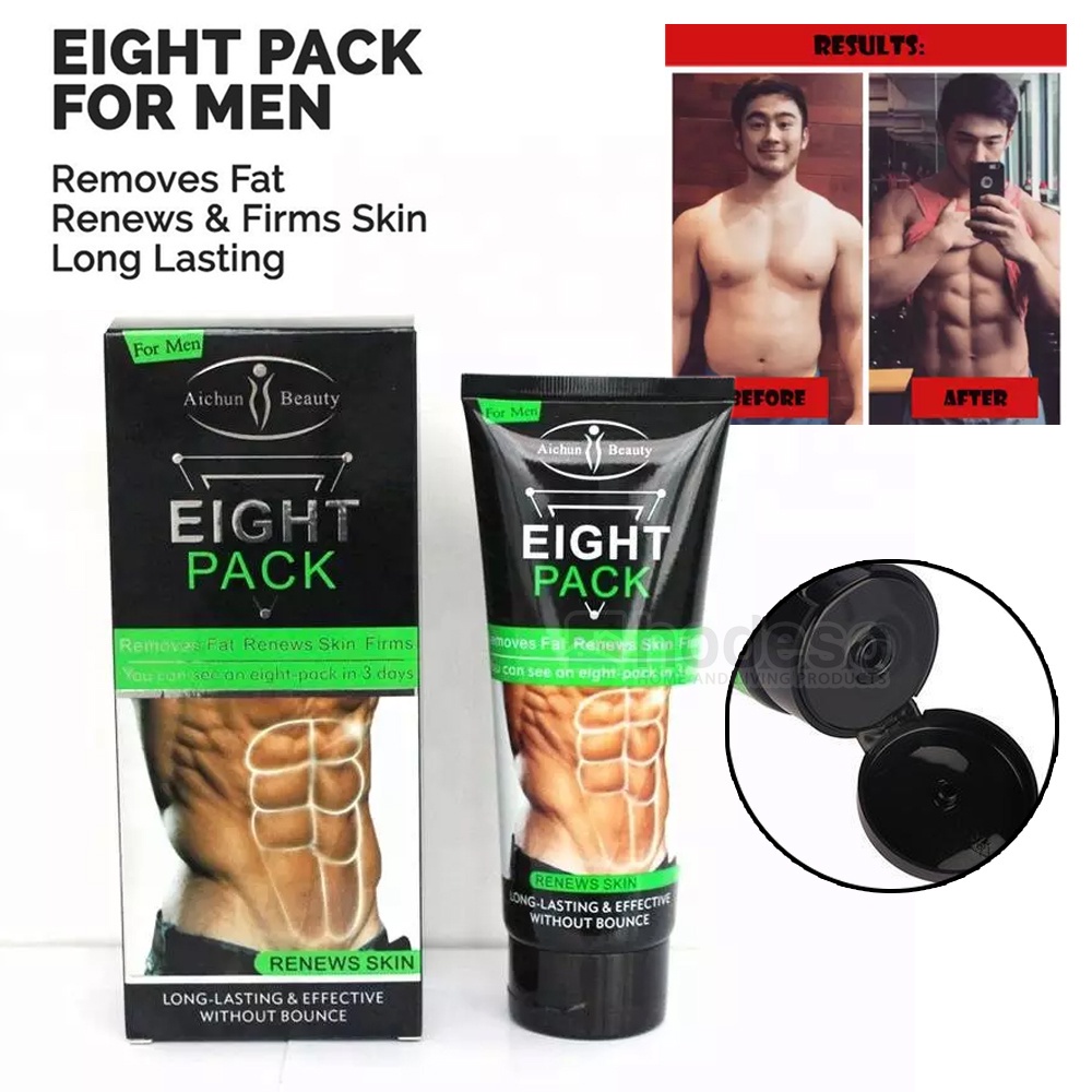 Kartemoneda Authentic Eight Pack Abdominal Slimming Cream | Shopee ...
