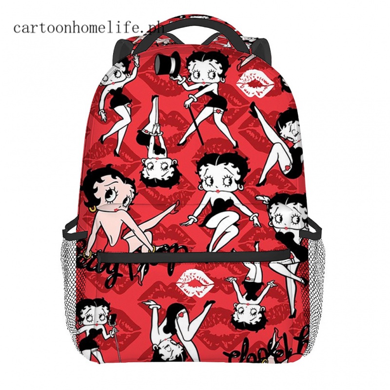 betty boop backpack full printed student school bag for Elementary and ...