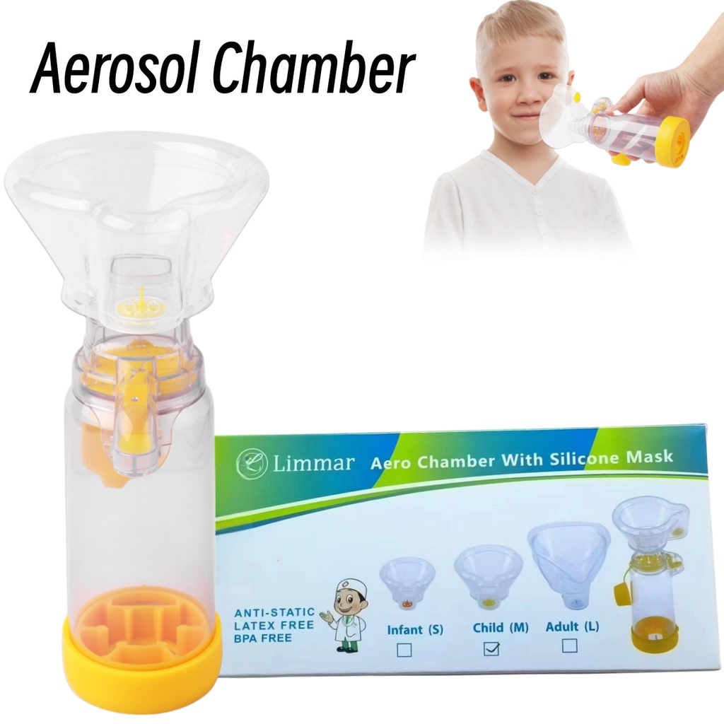 Pediatric Asthma Salorie Inhaler Spacer for Kids Device Silicone ...