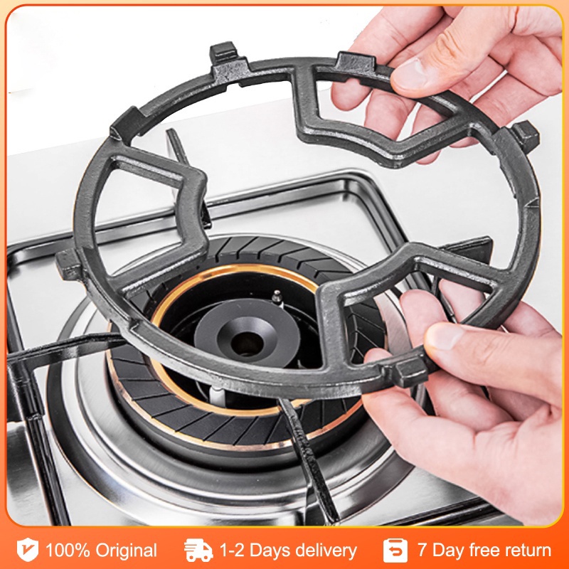 Gas Stove Non-Slip Rack Universal Cast Iron Wok Pan Support Kitchen ...