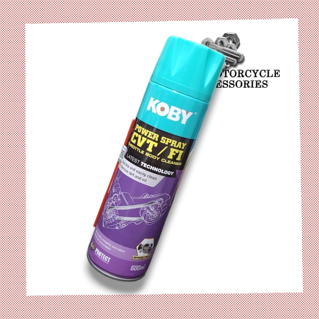 Koby Power Spray - Throttle Body and Scooter CVT Cleaner (600ml ...
