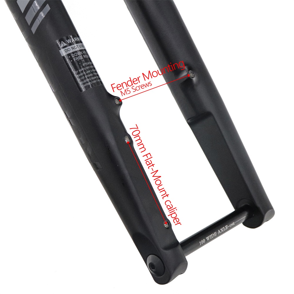 KOCEVLO Road Bike Fork Gravel Suspension Off-Road Damping Air Pressure ...