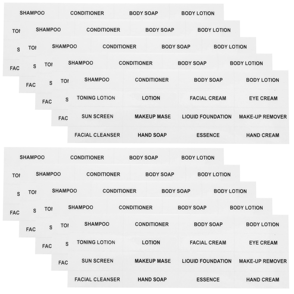 [READY STOCK] Hand Soap Label Shampoo Conditioner Labels Travel Tags ...