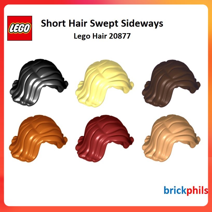 Lego Hair 20877 - Short Hair Swept Sideways | Shopee Philippines