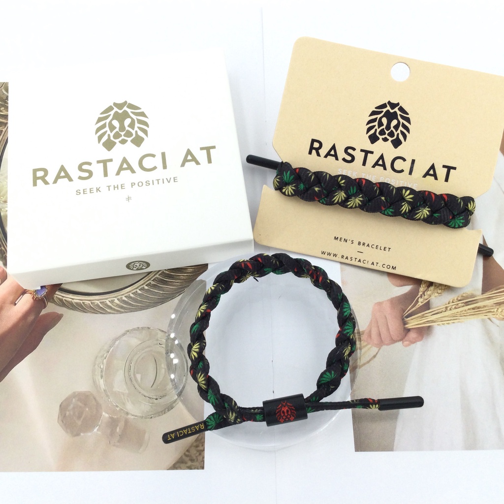 RASTAClAT Braided bracelet Colored leaves With Premium Box Men's ...