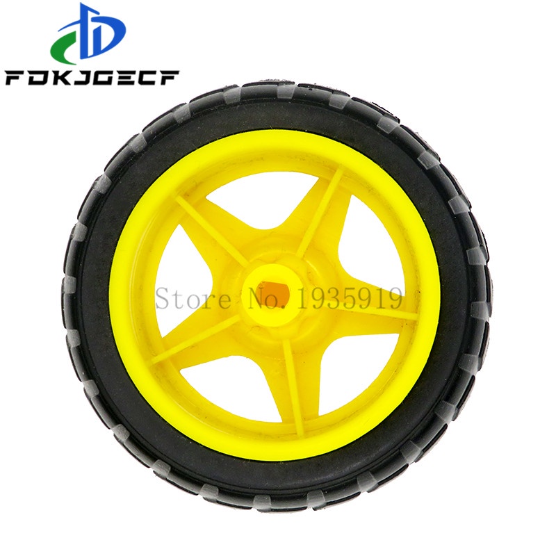 TT Motor Motor Wheels Smart Car Chassis Robot Remote Control Car Wheels ...