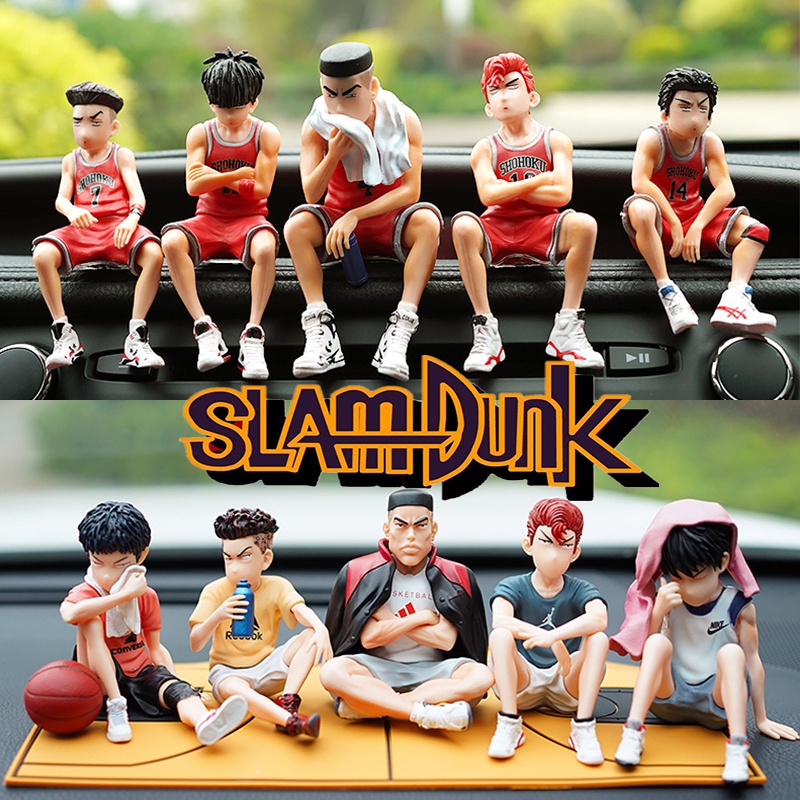 8cm SLAM DUNK Figures Hanamichi Sakuragi Rukawa Kaede Akagi Takenori ...