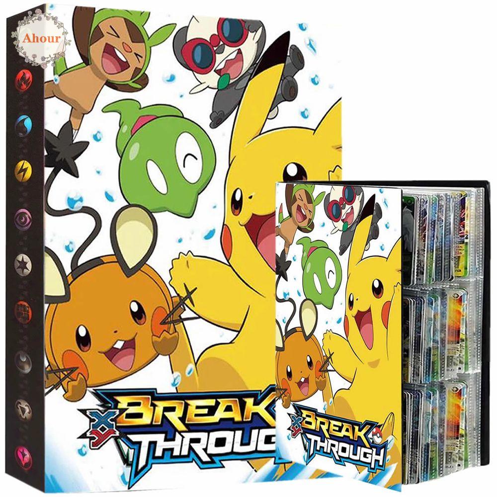 AHOUR Pokemon Album Book Pokemons Toys Anime 432 Cards 9 Pocket VMAX GX ...