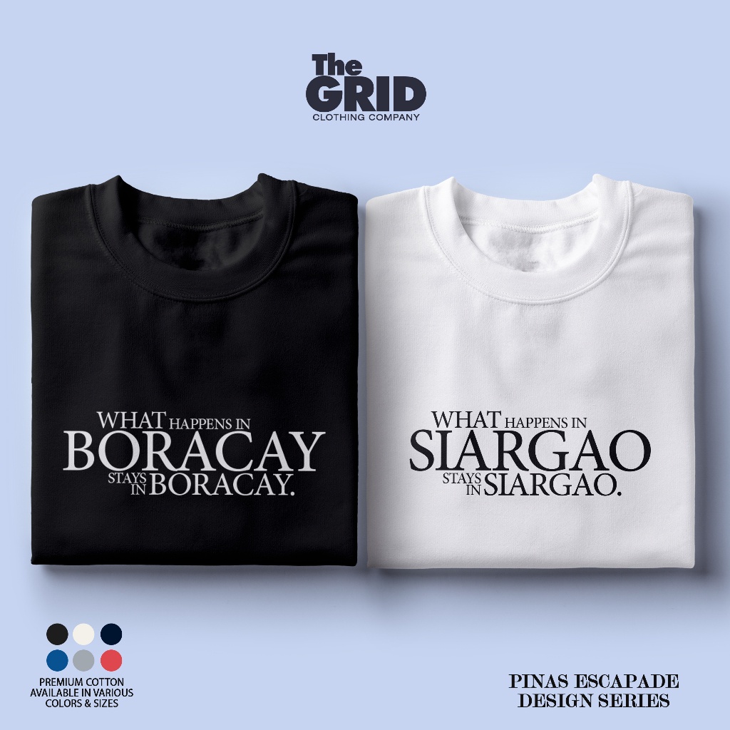 Trendy Boracay & Siargao Travel Vacation T-shirt Design Streetwear ...