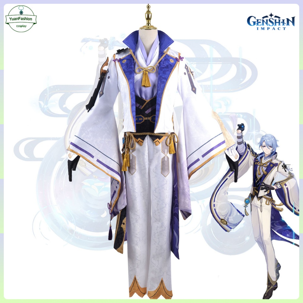 [Ready Stock] Genshin Impact cos clothing Inazuma Kamisato Ayato ...