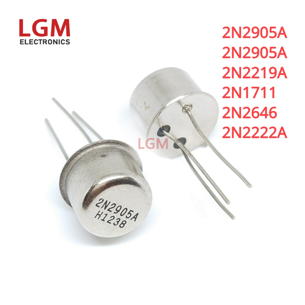 5Pcs Original TO-39 ST Transistor 2N2905A 2N2219A 2N1711 2N2646 2N2222A ...