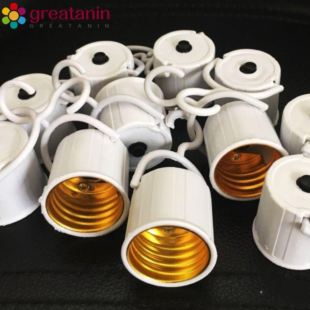 GREATANIN E27 Hook Lamp Holder Outdoor Socket Adapter For Emergency ...