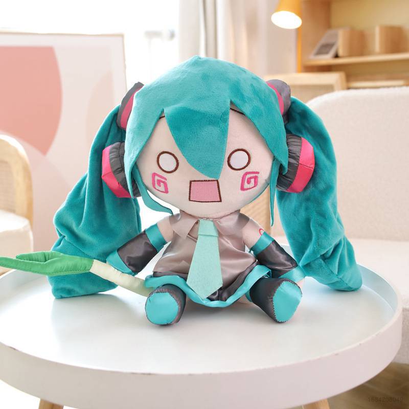 Ellen Hatsune Miku FuFu Plush Dolls Surprised Expression Stuffed Toys ...
