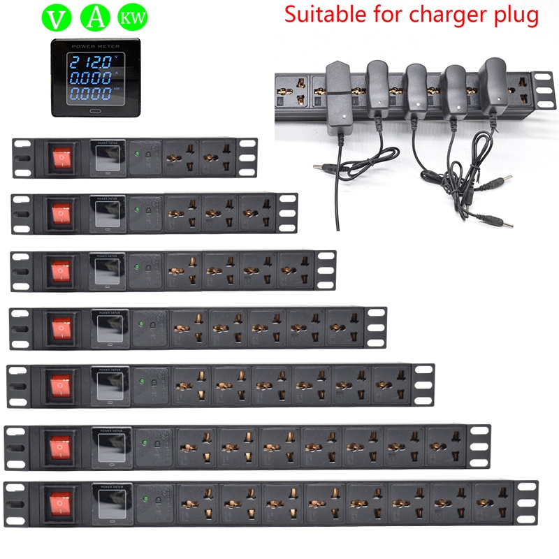 Horizontal Dedicated Pdu Cabinet Power Distribution Device Socket Power Strip For Chargers