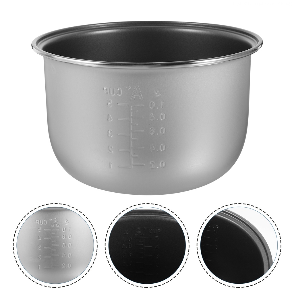 [READY STOCK] Rice Cooker Liner Supplies Aluminum Alloy Inner Pot Non ...