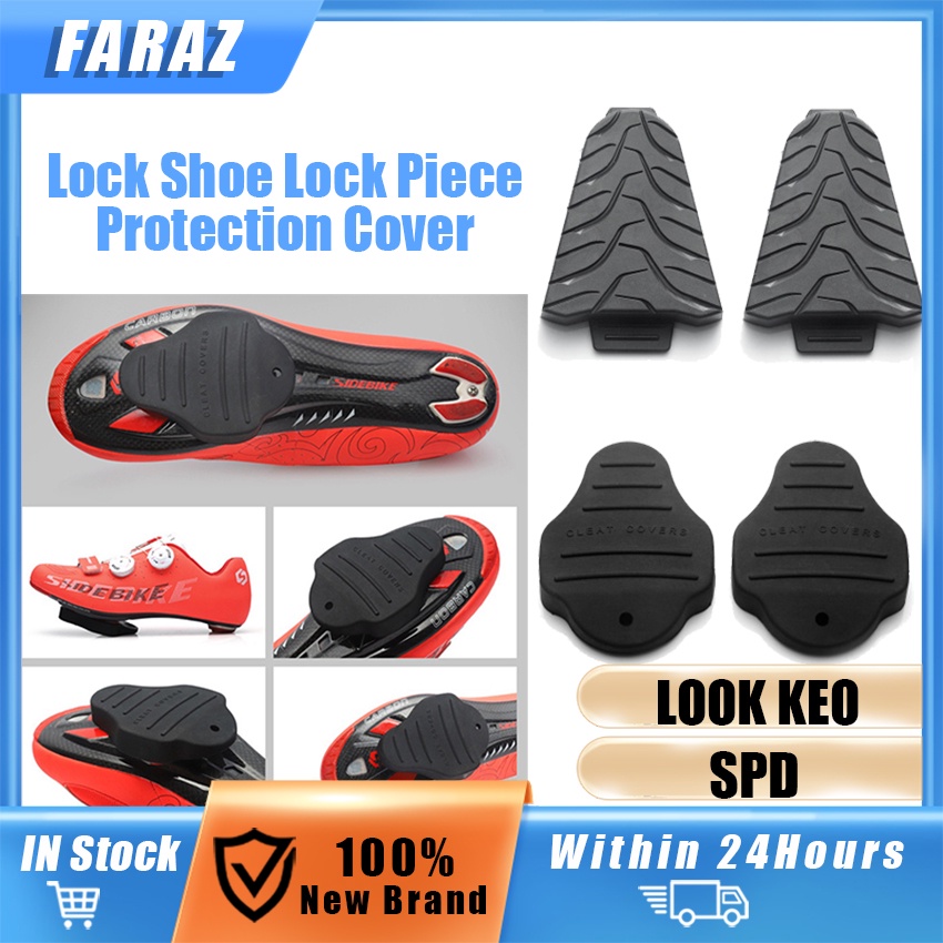 2Pcs Road Bike Pedal Cleat Cover for Shimano SPD LOOK KEO Bicycle Cleat ...