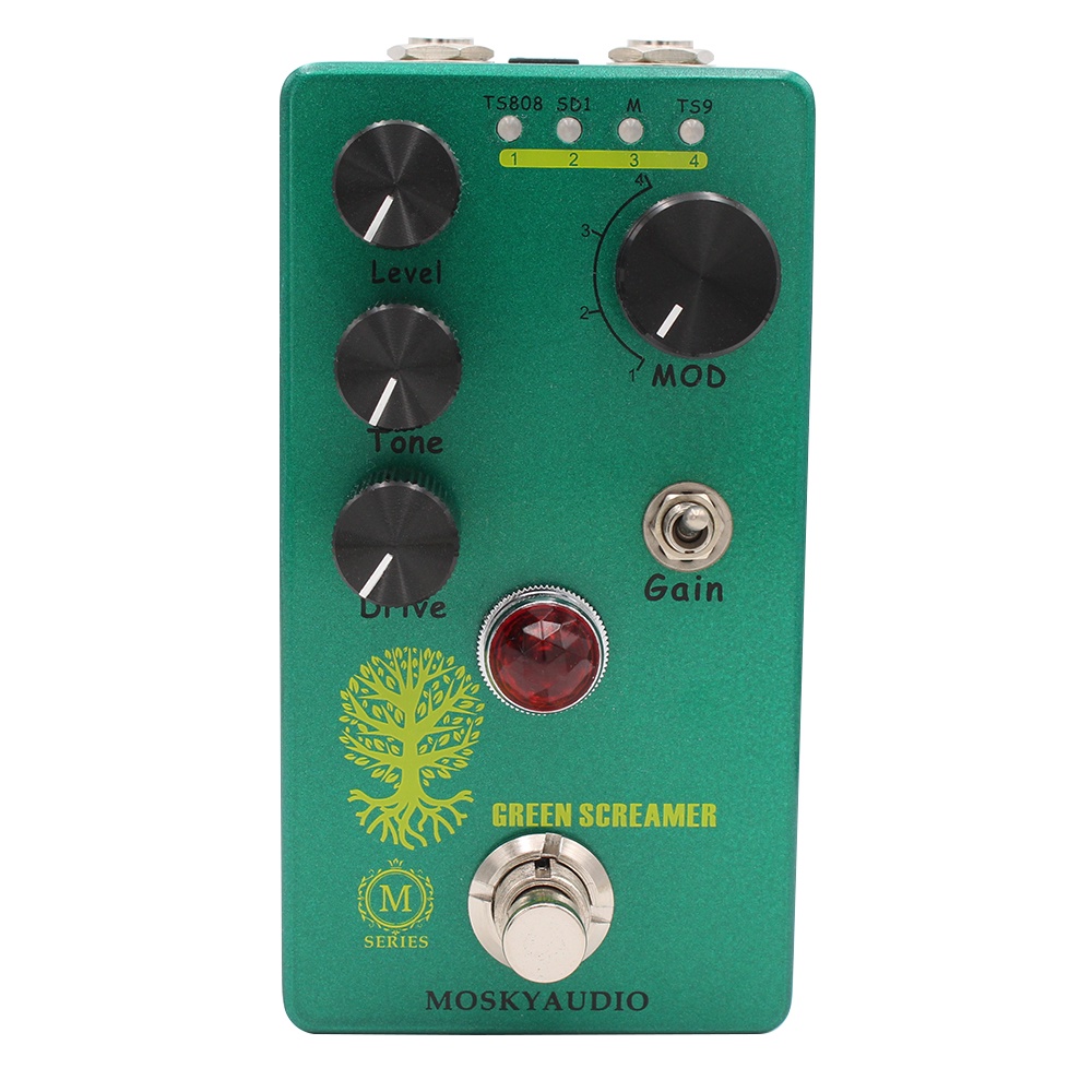 MOSKY GREEN SCREAMER guitar pedal CLASSIC SCREAMER overdrive electric ...
