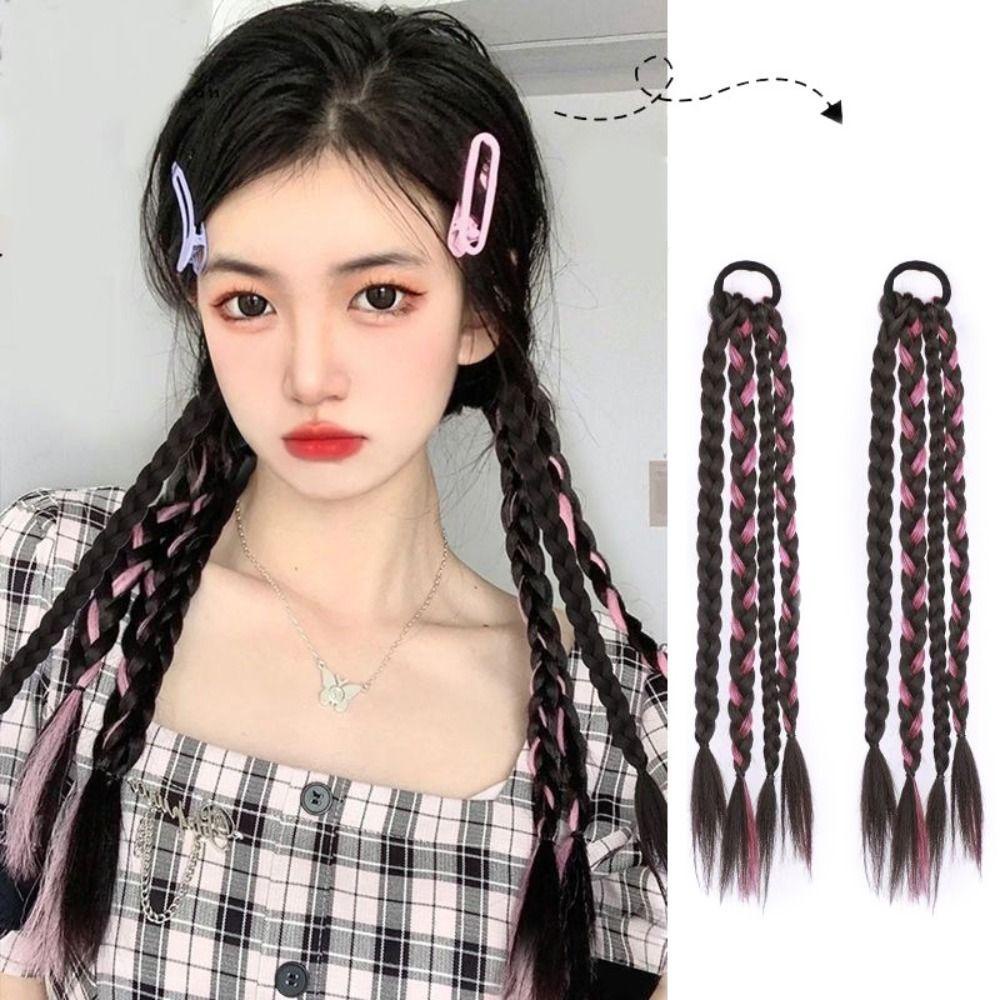 MARTIN Boxing Braids Ponytail DIY Everyday Black Hair Accessories ...