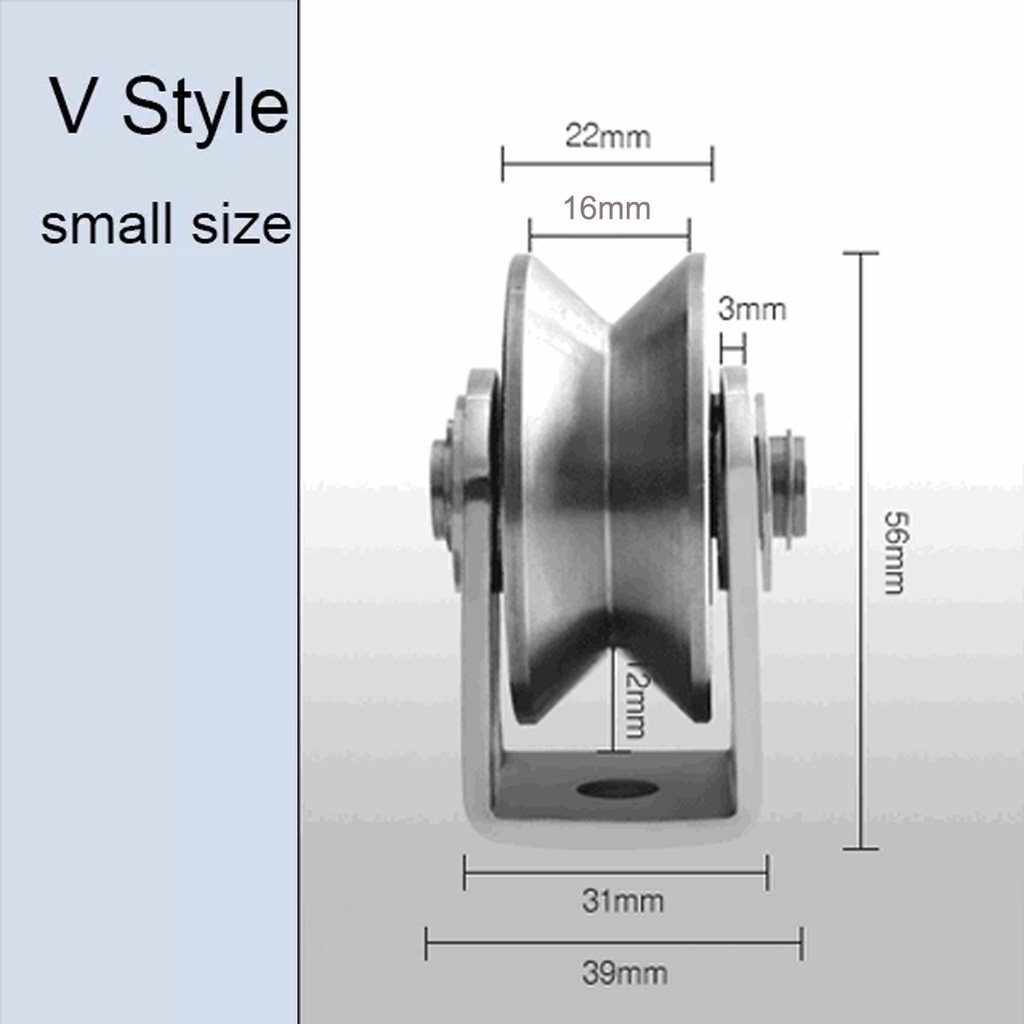 304 Stainless Steel Sliding Gate Roller Wheel Heavy Duty Gate Bearing ...