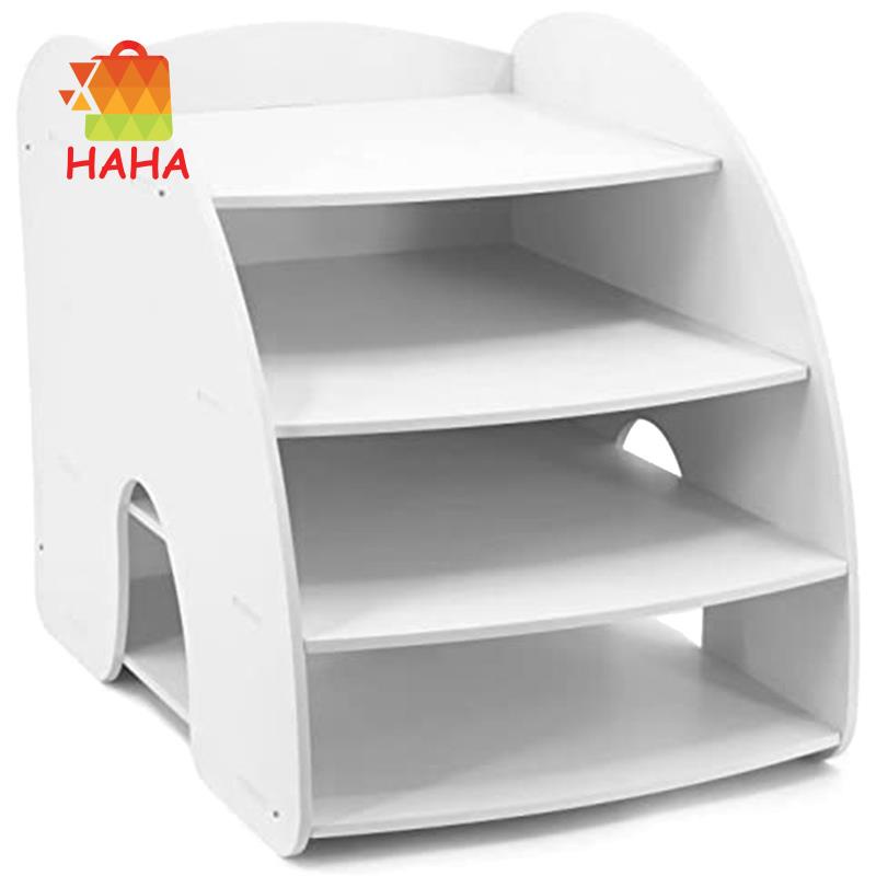 Desktop File Rack 4-Layer Folder Rack File Classification Finishing ...