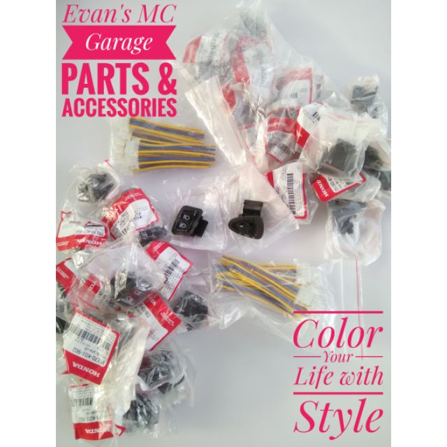 Genuine Honda Passing Switch & On/Off Switch Click V1 125/150cc Beat Fi ...