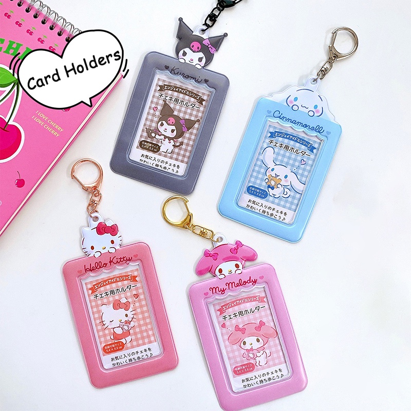 Sanrio ID Card Holders Hello Kitty Student Cover Cinnamoroll Credit ...