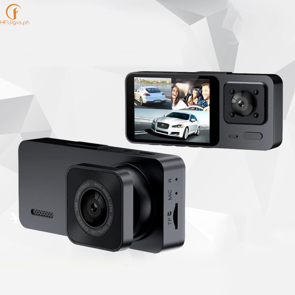 TR 3 Channel Dash Cam Three Way Car DVR Inside Vehicle Camera DVRs ...