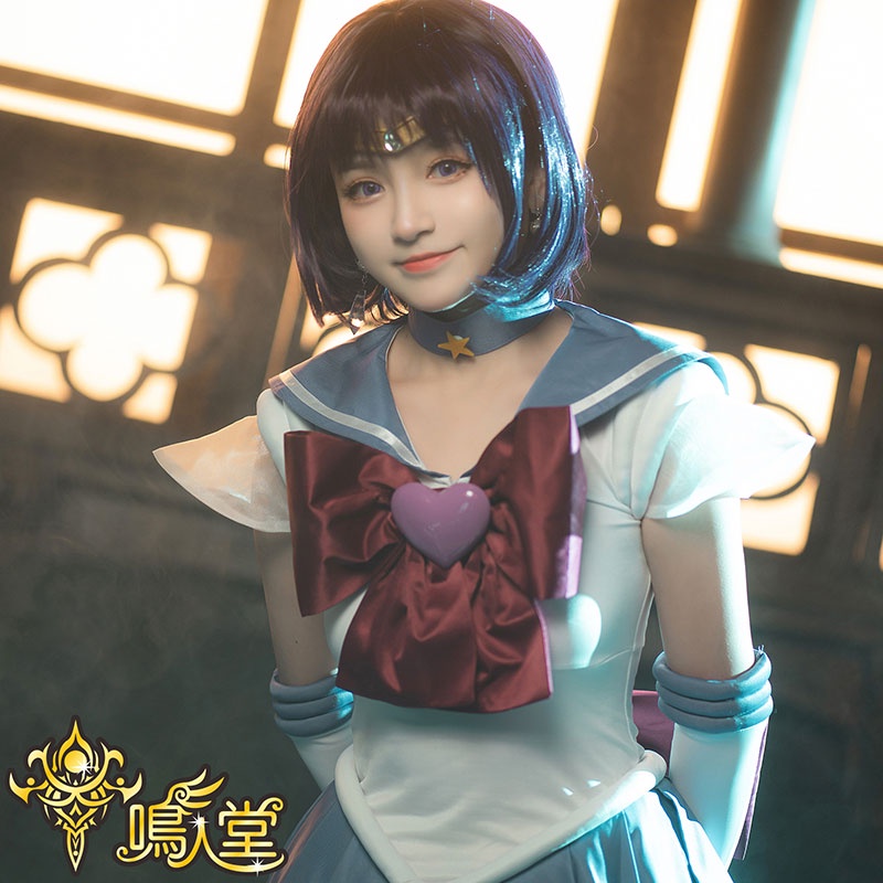 Sailor Moon cos Sailor Saturn cosplay Third generation combats uniform ...