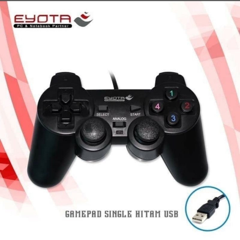 Eyota GAMEPAD SINGLE USB CONTROLLER/STICK COMPUTER/JOYSTICK PC | Shopee ...