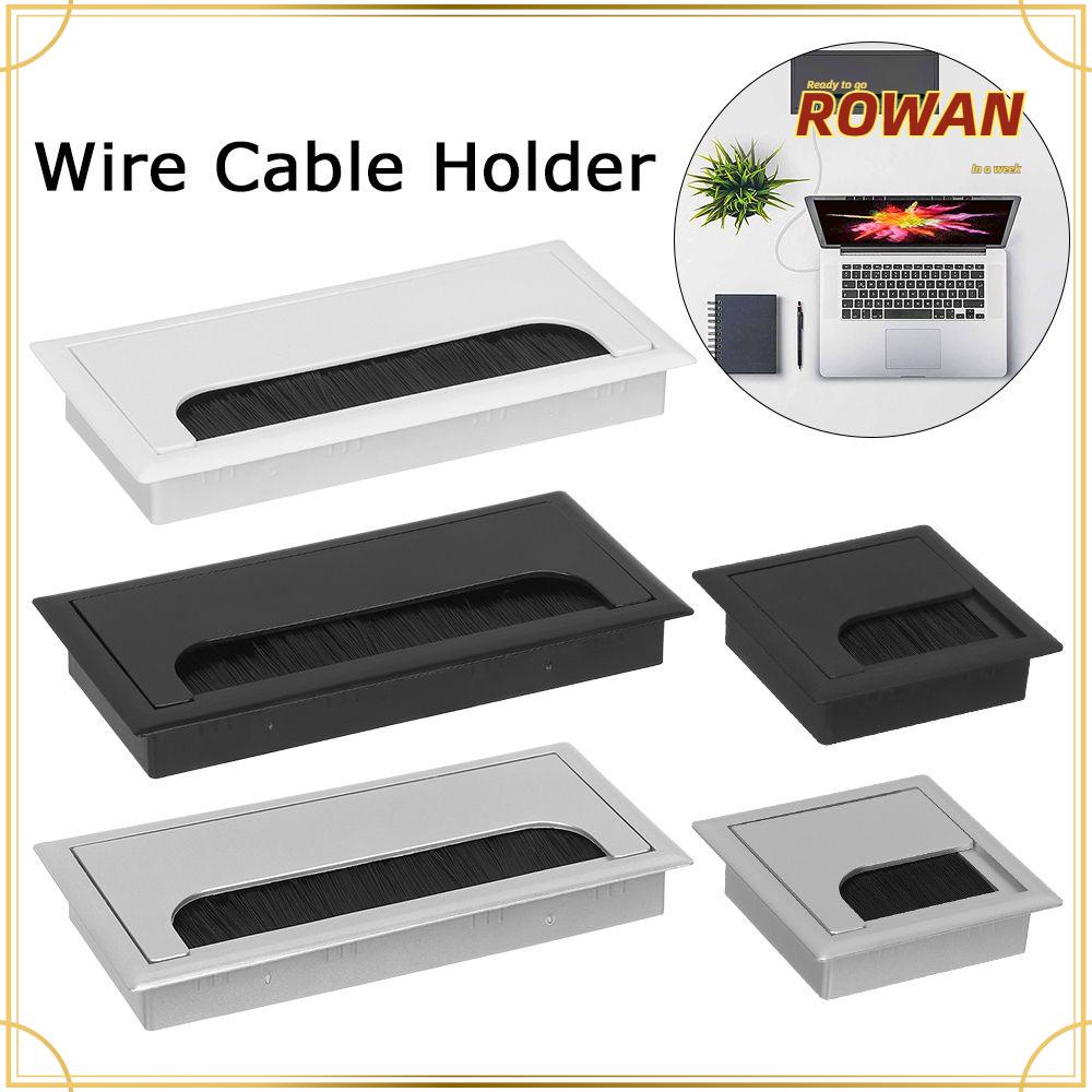 ROW Rectangle Wire Box Computer desktop Decor Wire Hole Cover Wire ...