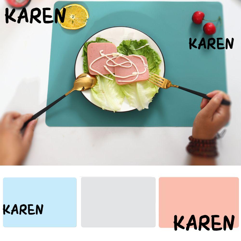 KAREN Washable Silicone Mat Extra Large Counter Protector Table ...