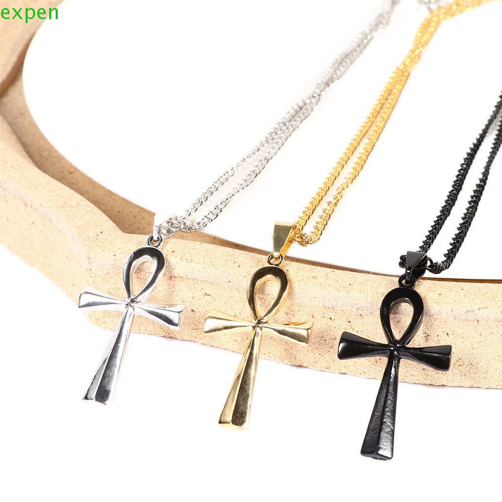 EXPEN Vintage Cross Necklace Fashion Choker Pendants Accessories Jesus ...