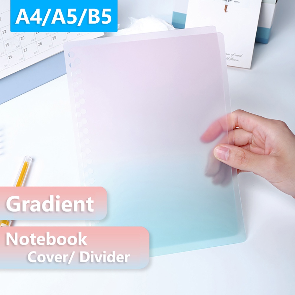 A4/A5/B5gradient Index Page Separator Loose Leaf Binder Cover Coil ...