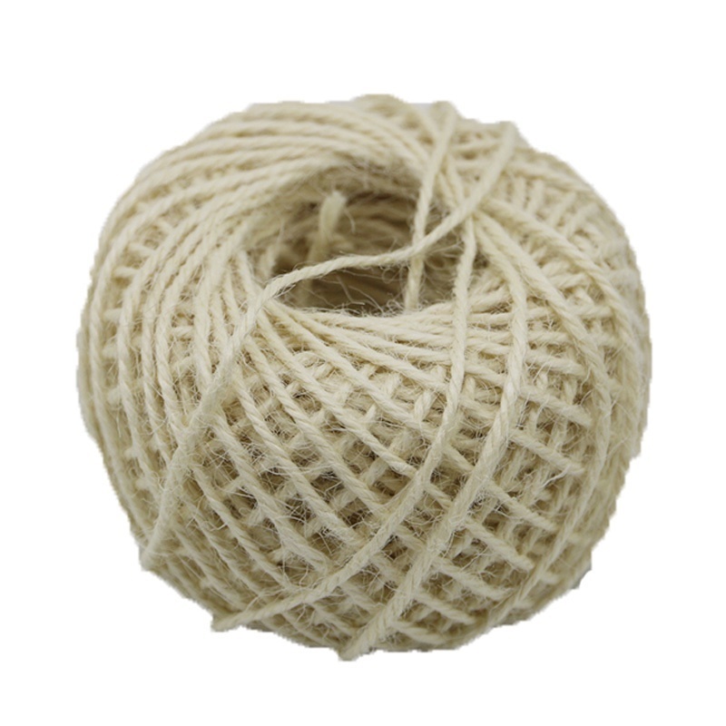 (50M/roll)3mm Wide Vintage Colored Linen Material Hemp Rope For Vase ...