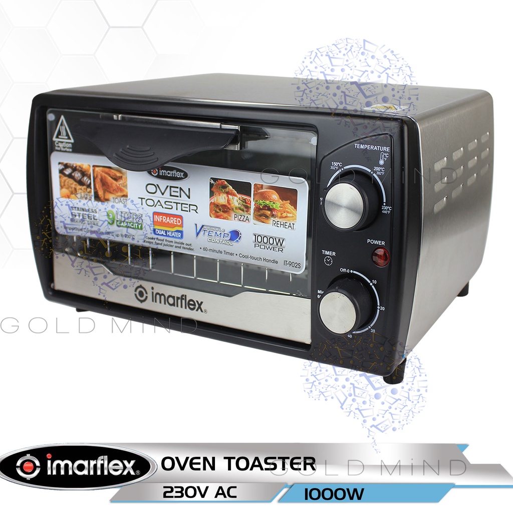 Imarflex Oven Toaster / 9 liter / Infrared Dual Heater / 1000 watts IT ...