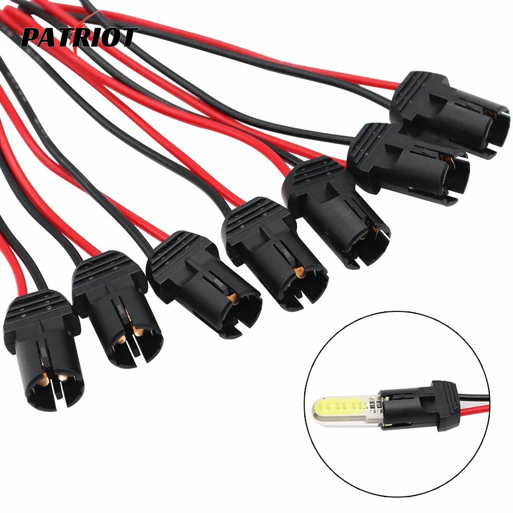1pc Wiring Connector Adapter Extension / T10 W5W 147 Car Wedge Light Bulb Socket / Car Truck ...