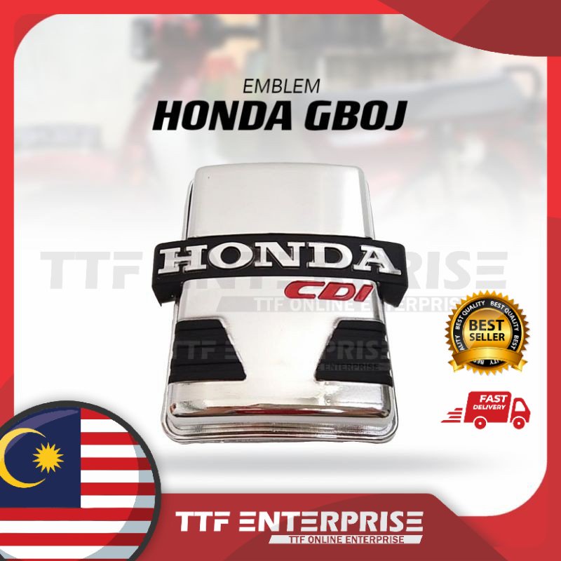 HONDA GBOJ EMBLEM LOGO HORN EMBLEM FRONT COVER EMBLEM | Shopee Philippines